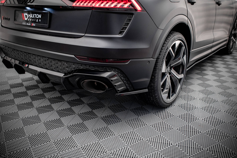 Rear Side Splitters V.2 Audi RSQ8 Mk1 Gloss Black | Our Offer \ Audi ...