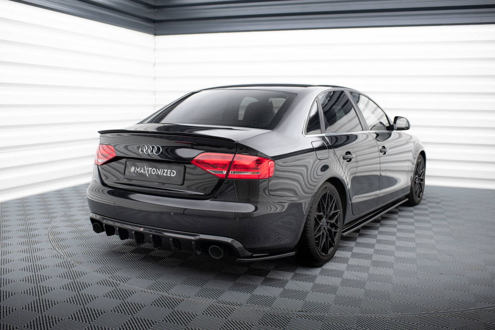 Rear Valance Audi A4 B8 (Version with single exhausts on two sides ...