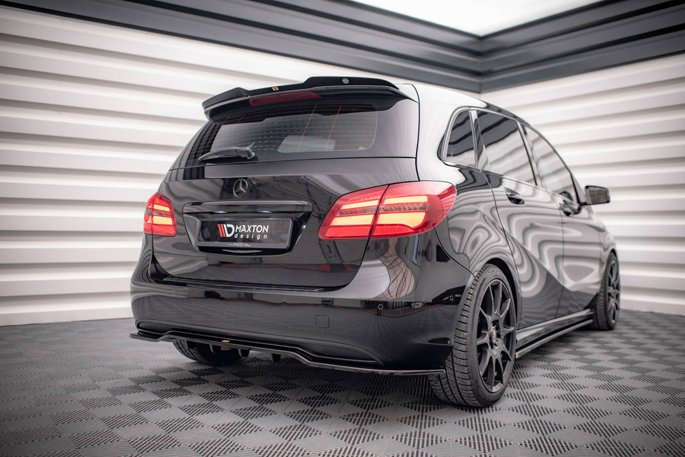 Spoiler Cap Mercedes-Benz B W246 Facelift Gloss Black | Our Offer ...