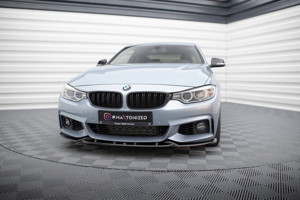 Front Splitter V.3 BMW 4 Coupe / Gran Coupe / Cabrio M-Pack F32 / F36 ...