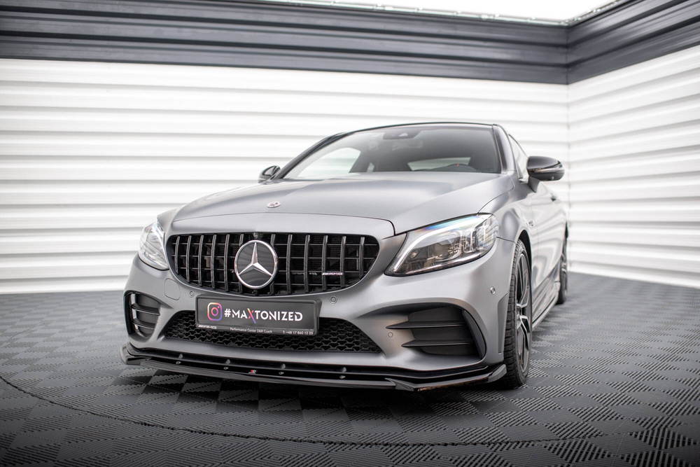 Front Splitter V.2 Mercedes-AMG C43 Coupe / Cabrio / Sedan / Estate ...