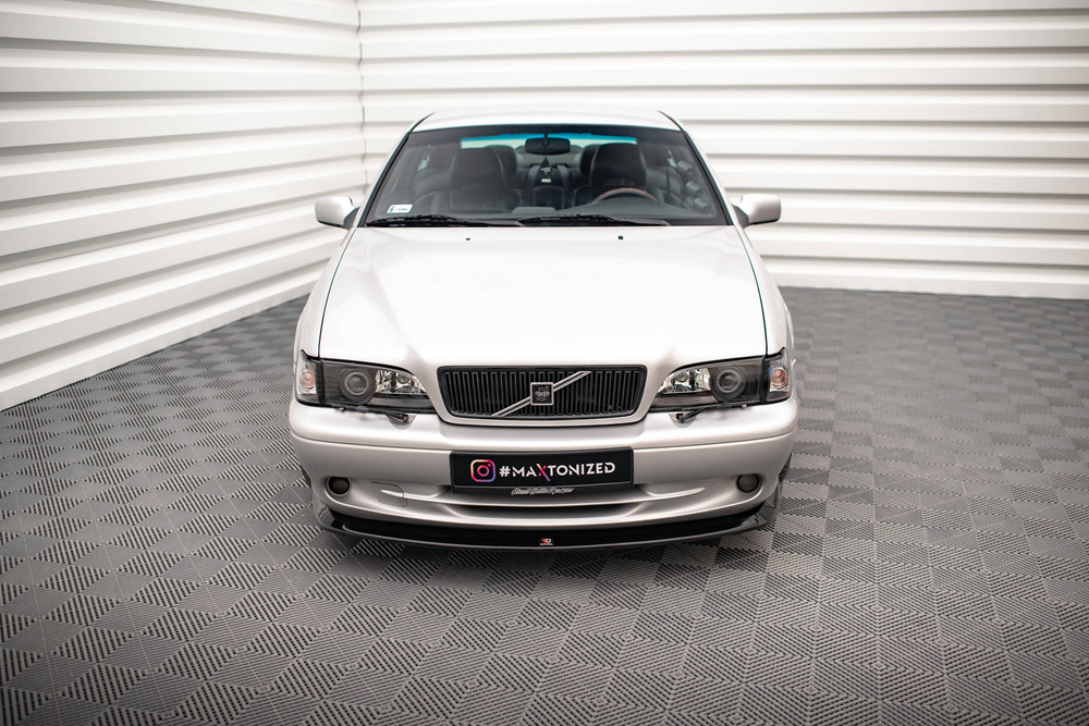 Front Splitter V.1 Volvo C70 Mk1 Gloss Black Our Offer Volvo C70 Mk1 1997 2005 Maxton Design