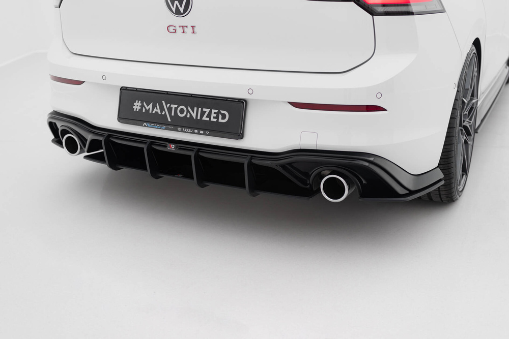 Street Pro Rear Diffuser V.3 Volkswagen Golf GTI Mk8 Black | Our Offer \ Volkswagen \ Golf \ Mk8 ...