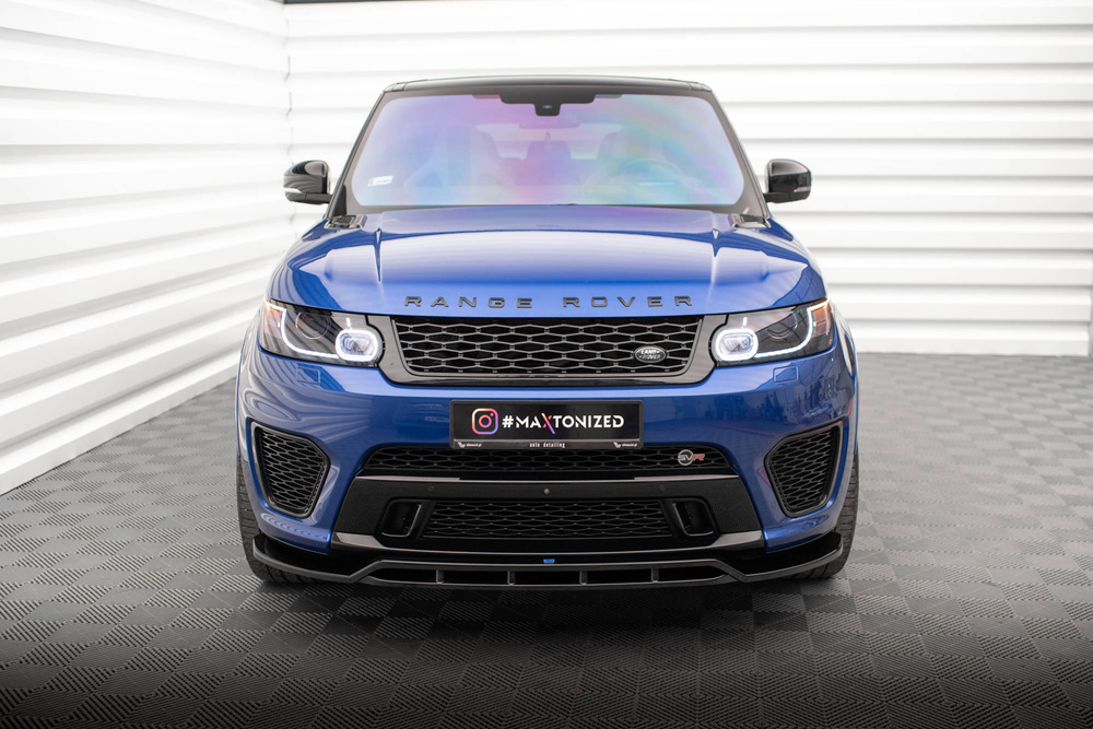 Front Splitter V.2 Land Rover Range Rover Sport SVR Mk2 Gloss Black ...