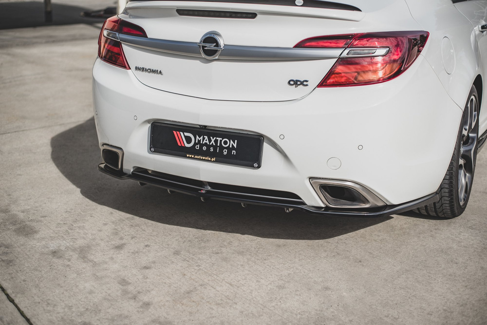 Rear Splitter (with vertical bars) Opel Insignia Mk. 1 OPC Facelift ...
