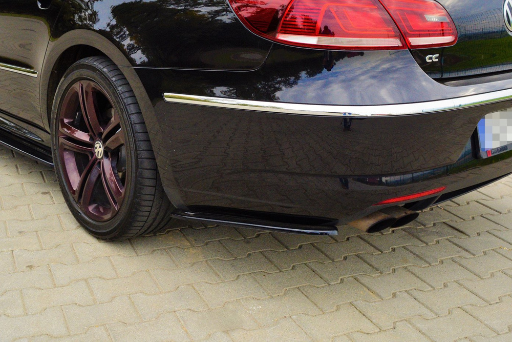 REAR SIDE SPLITTERS VOLKSWAGEN CC R-LINE Gloss Black | Our Offer ...