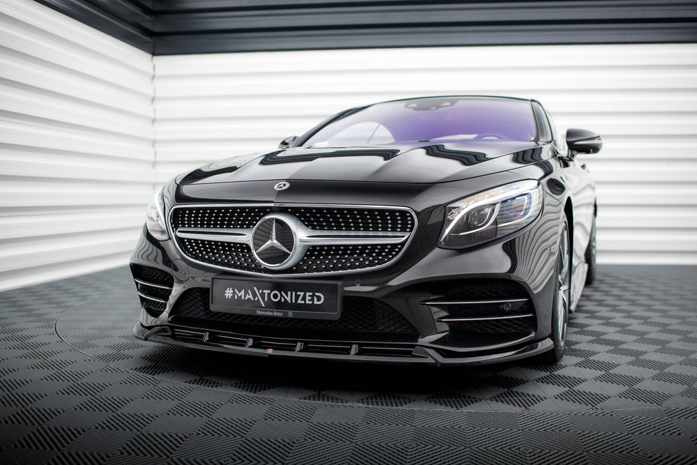 Front Splitter V.2 Mercedes-Benz S Coupe AMG-Line C217 Facelift | Our ...