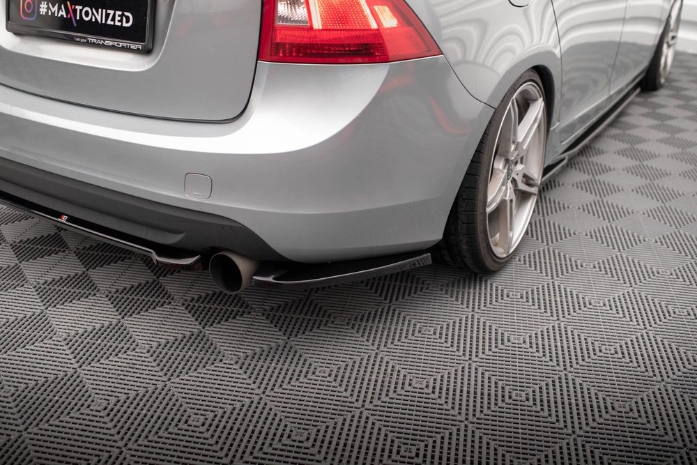 Rear Side Splitters Volvo S60 R-Design Mk2 Gloss Black | Our Offer ...