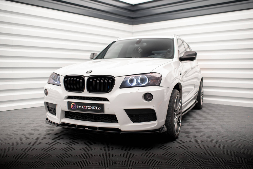 Front Splitter BMW X3 M-Pack F25 Gloss Black | Our Offer \ BMW \ X3 ...