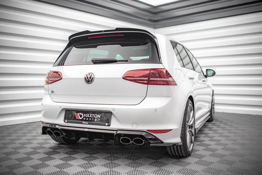 Rear Side Splitters V.4 Volkswagen Golf R Mk7 Gloss Black | Our Offer ...