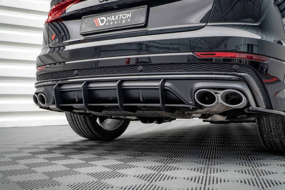 Street Pro Rear Diffuser Audi SQ8 Mk1 Black | Our Offer \ Audi \ Q8 ...