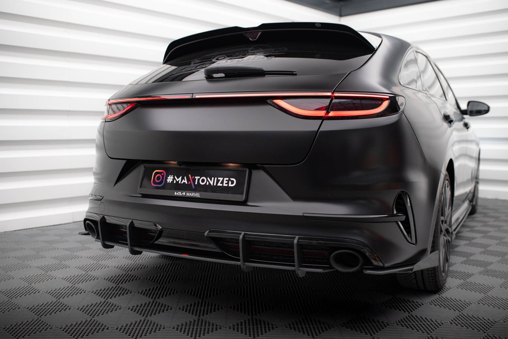 Street Pro Rear Diffuser Kia Proceed GT Mk1 Facelift Black | Our Offer ...
