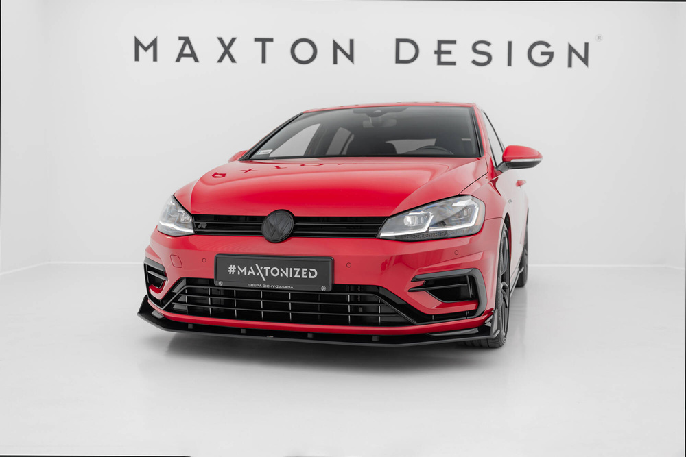 Street Pro Front Splitter V.2 Volkswagen Golf R / R-Line Mk7 Facelift ...