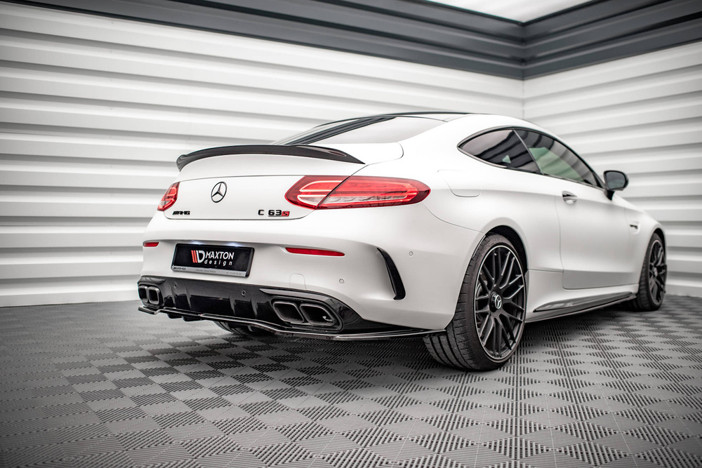 Rear Splitter (with vertical bars) Mercedes-AMG C 63AMG Coupe AMG Aero ...