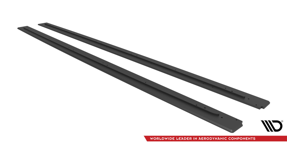 Street Pro Side Skirts Diffusers Audi RS6 Avant C6 Black | Our Offer ...