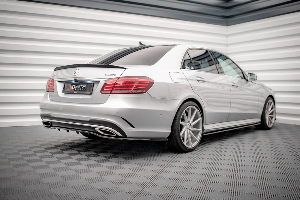 Rear Splitter (with vertical bars) Mercedes-Benz E AMG-Line Sedan W212 ...