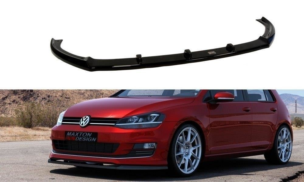 FRONT SPLITTER VW GOLF VII FOR SPORT PACK Gloss Black | Our Offer ...