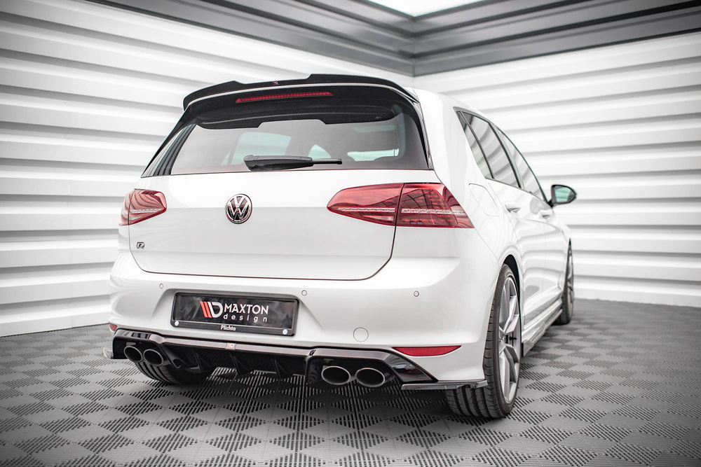 Rear Valance Volkswagen Golf R Mk7 Gloss Black | Our Offer \ Volkswagen ...