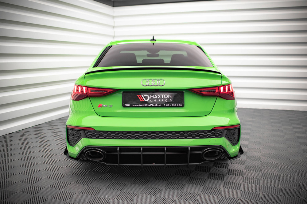 Street Pro Rear Diffuser Audi RS3 Sedan 8Y Black | Our Offer \ Audi ...