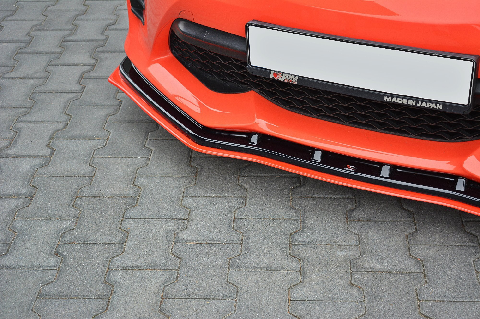 FRONT SPLITTER V.4 TOYOTA GT86 FACELIFT Textured + Red | Our Offer ...