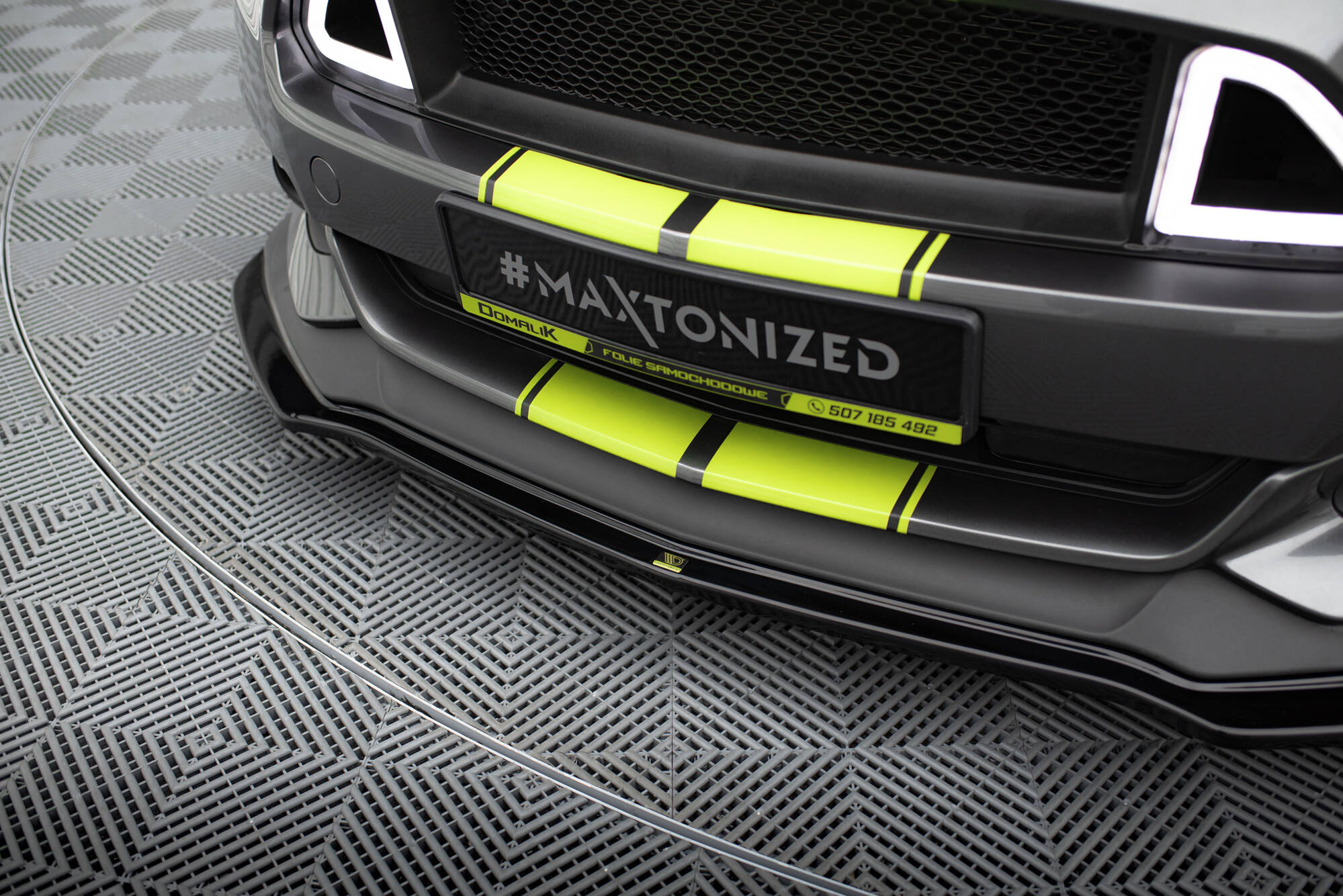 Front Splitter Ford Mustang GT Mk6 Carbon Look | Our Offer \ Ford ...