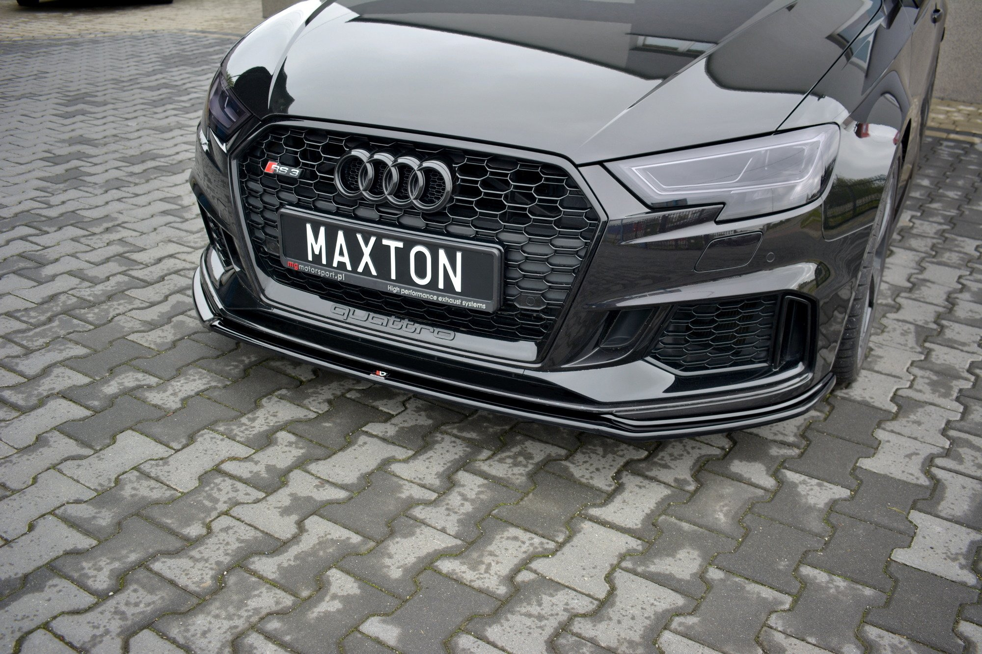 Front Splitter V.2 Audi RS3 8V FL Sportback Carbon Look | Our Offer ...