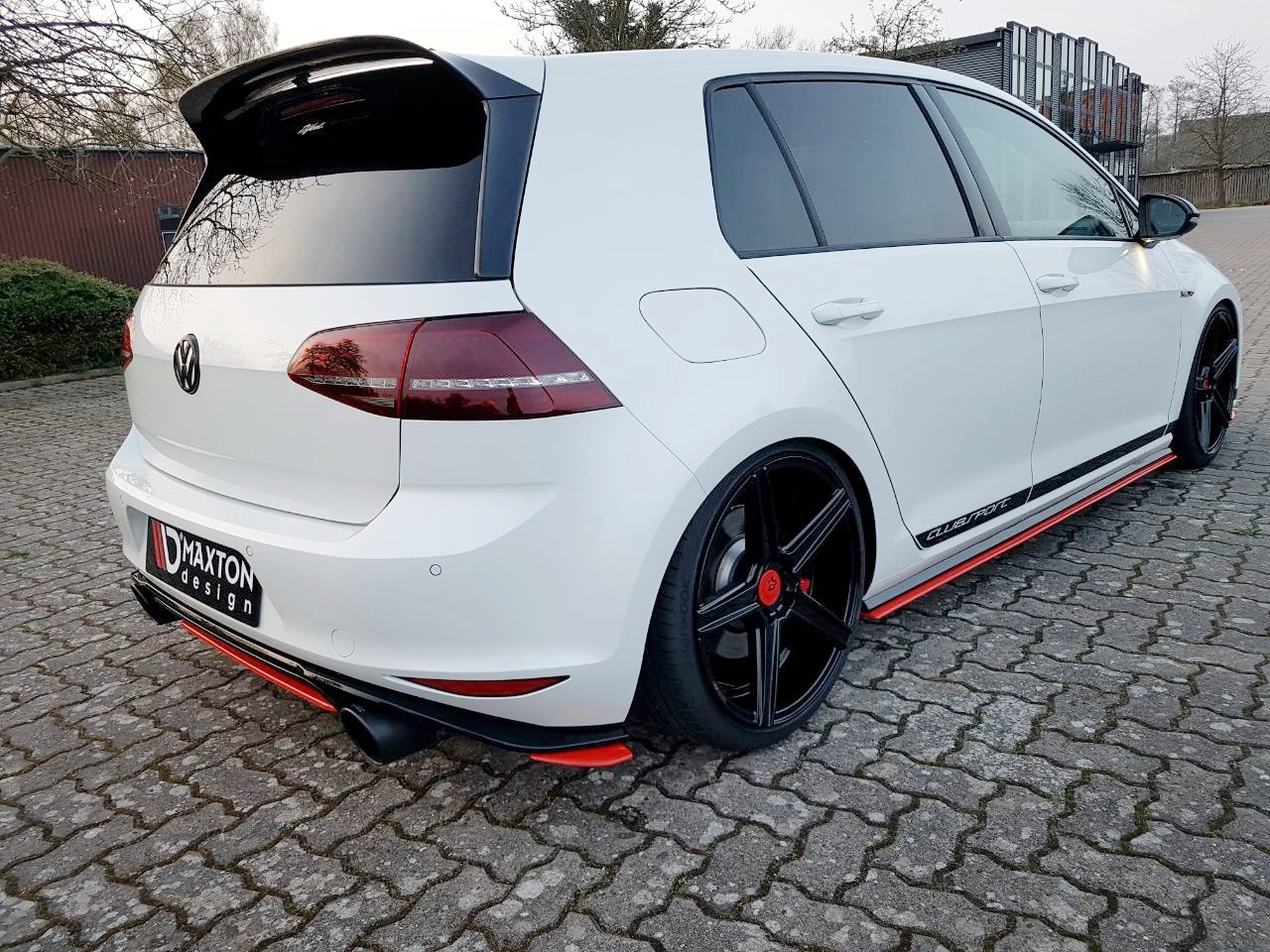 REAR SIDE SPLITTERS VW GOLF Mk7 GTI CLUBSPORT Carbon Look | Our Offer ...