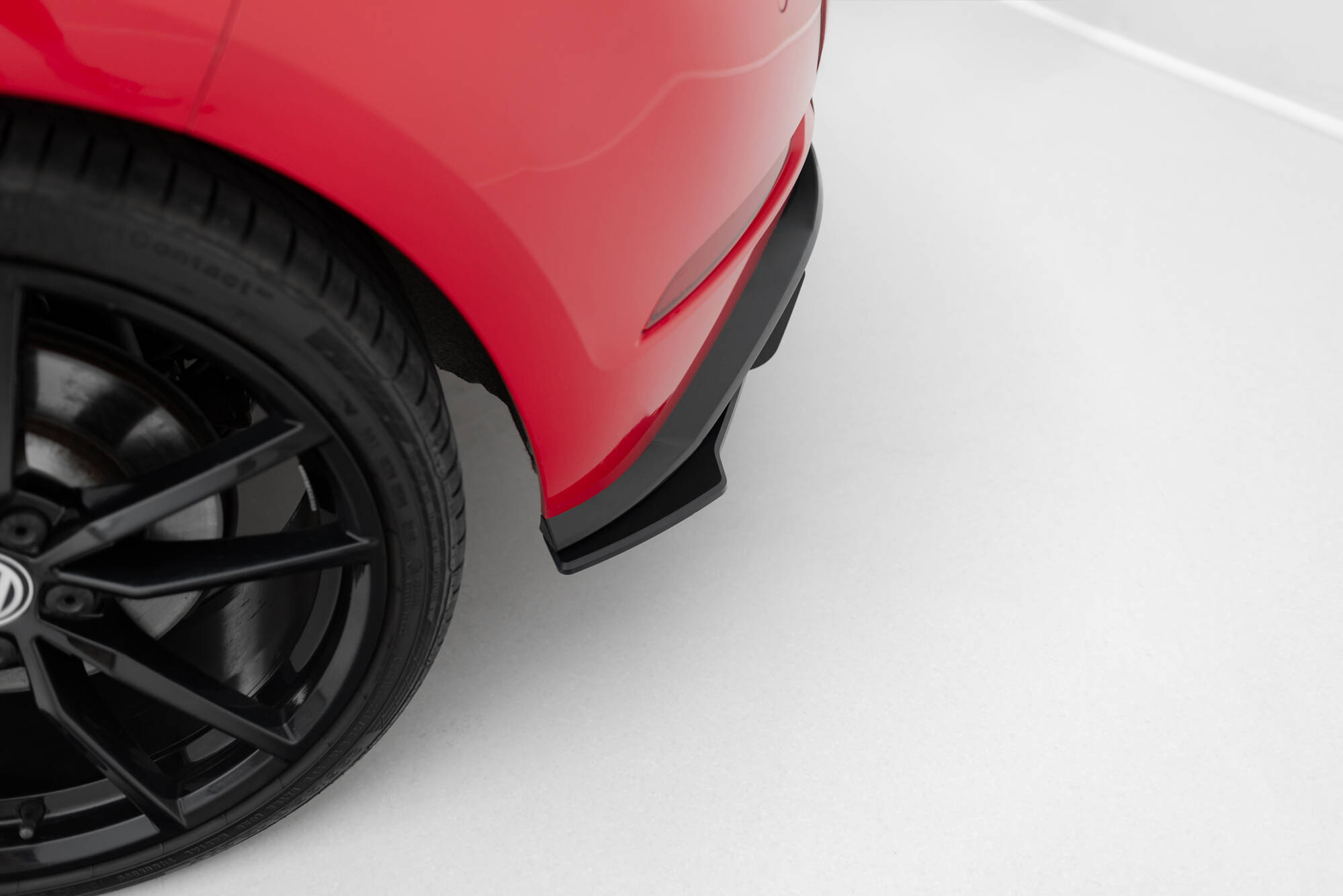 Racing Durability Rear Side Splitters Volkswagen Golf R Mk7 Facelift ...