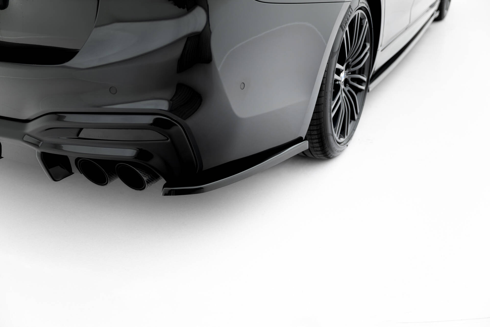 Rear Side Splitters BMW M550i Sedan G30 | Our Offer \ BMW \ Seria 5 ...