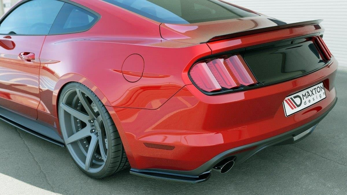 Rear Side Splitters Ford Mustang Mk6 Carbon Look | Our Offer \ Ford ...