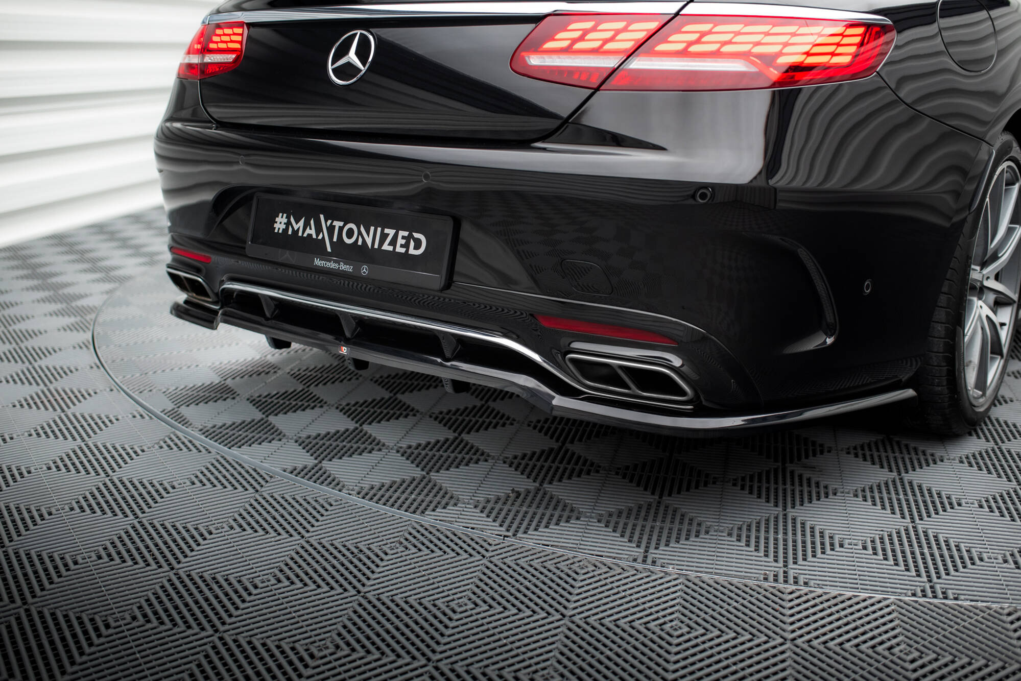 Rear Splitter (with vertical bars) Mercedes-Benz S Coupe AMG-Line C217 ...
