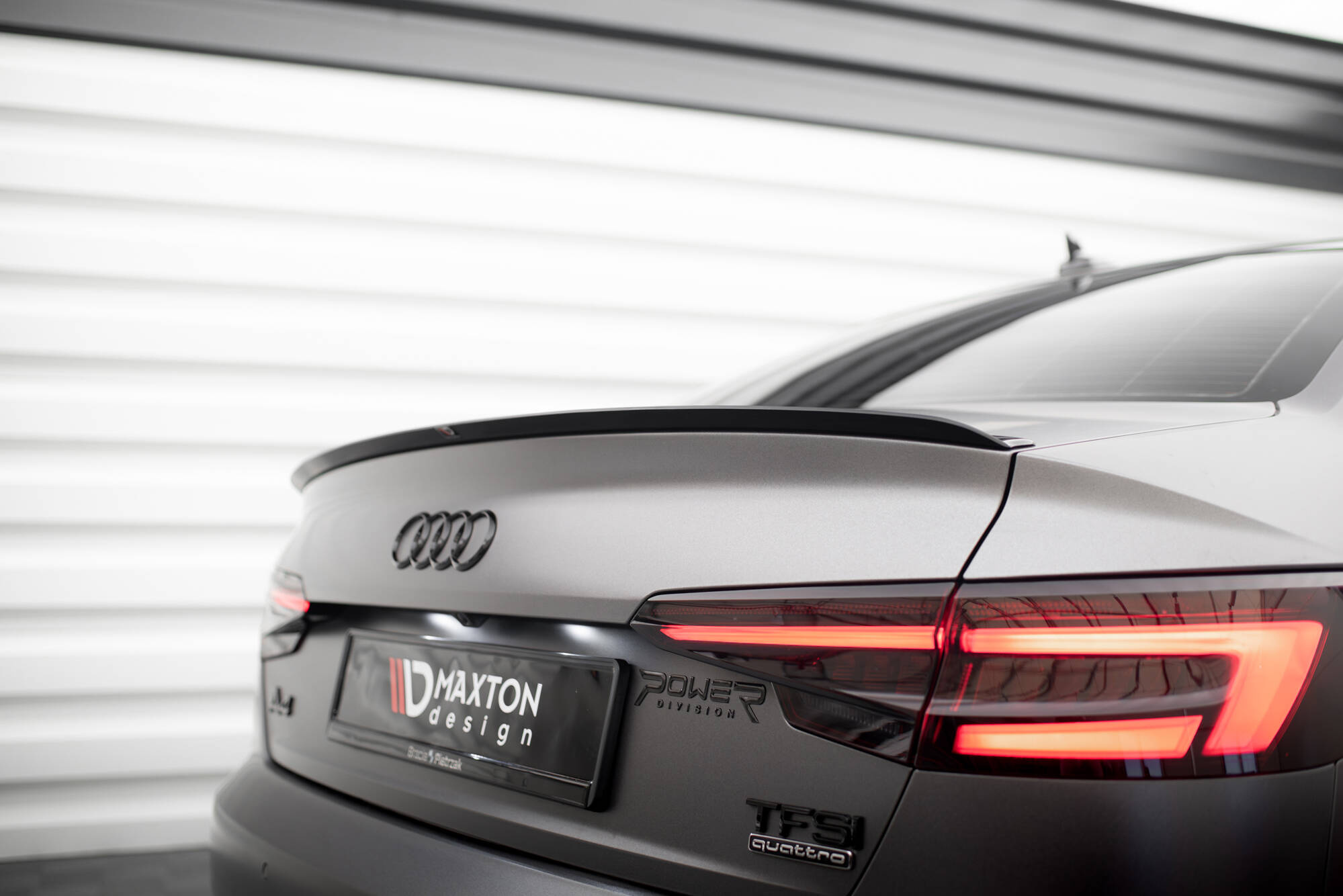 Spoiler Cap V.2 Audi S4 / A4 Standard / S-Line / Competition Sedan B9 ...