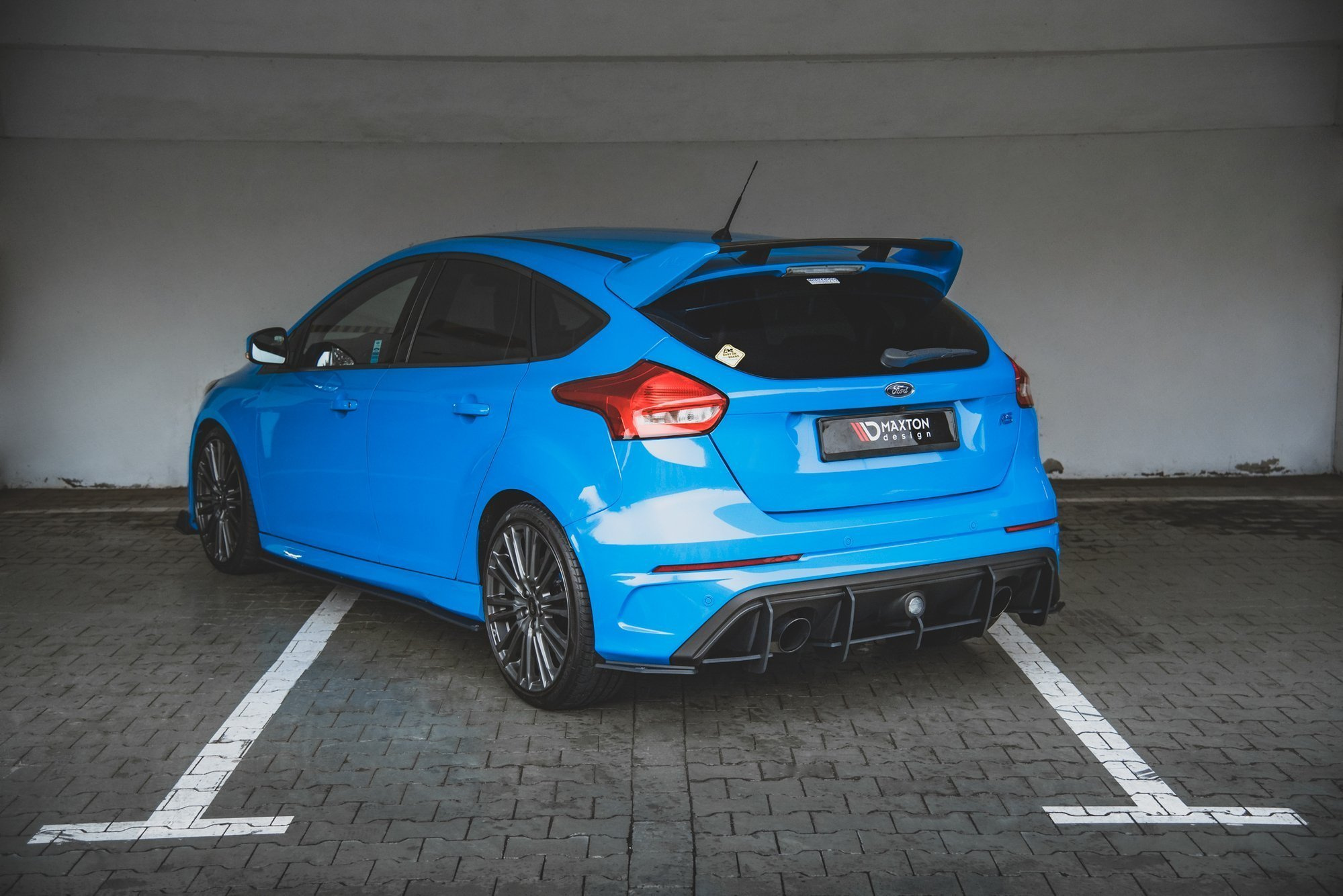 Street Pro Rear Diffuser V.1 Ford Focus RS Mk3 Black | Our Offer \ Ford ...
