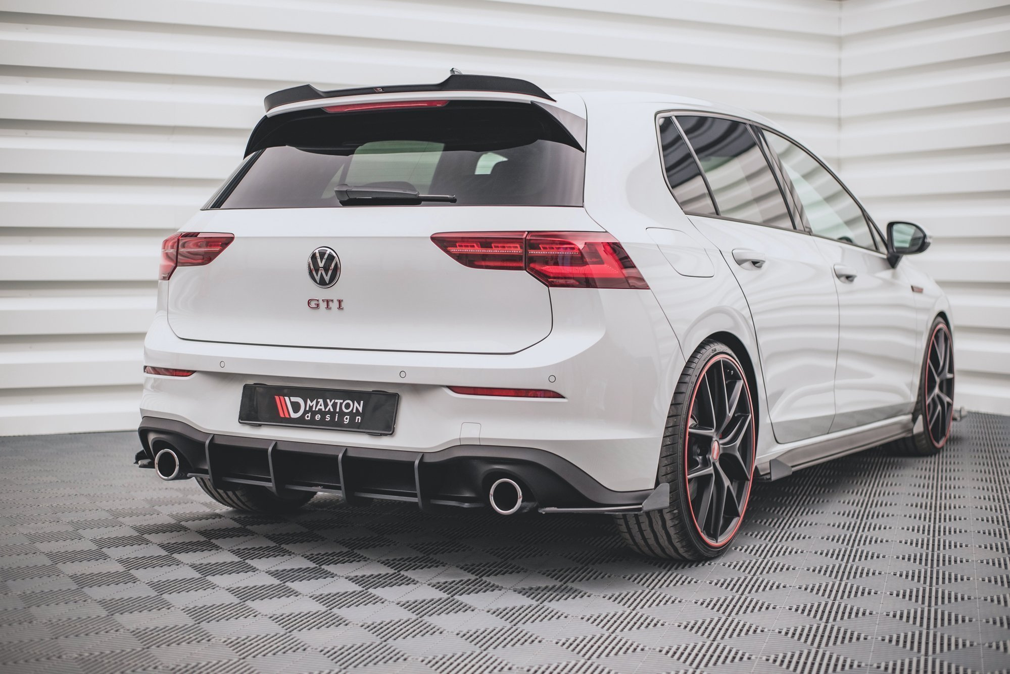 Street Pro Rear Diffuser V.1 Volkswagen Golf GTI Mk8 Black | Our Offer ...