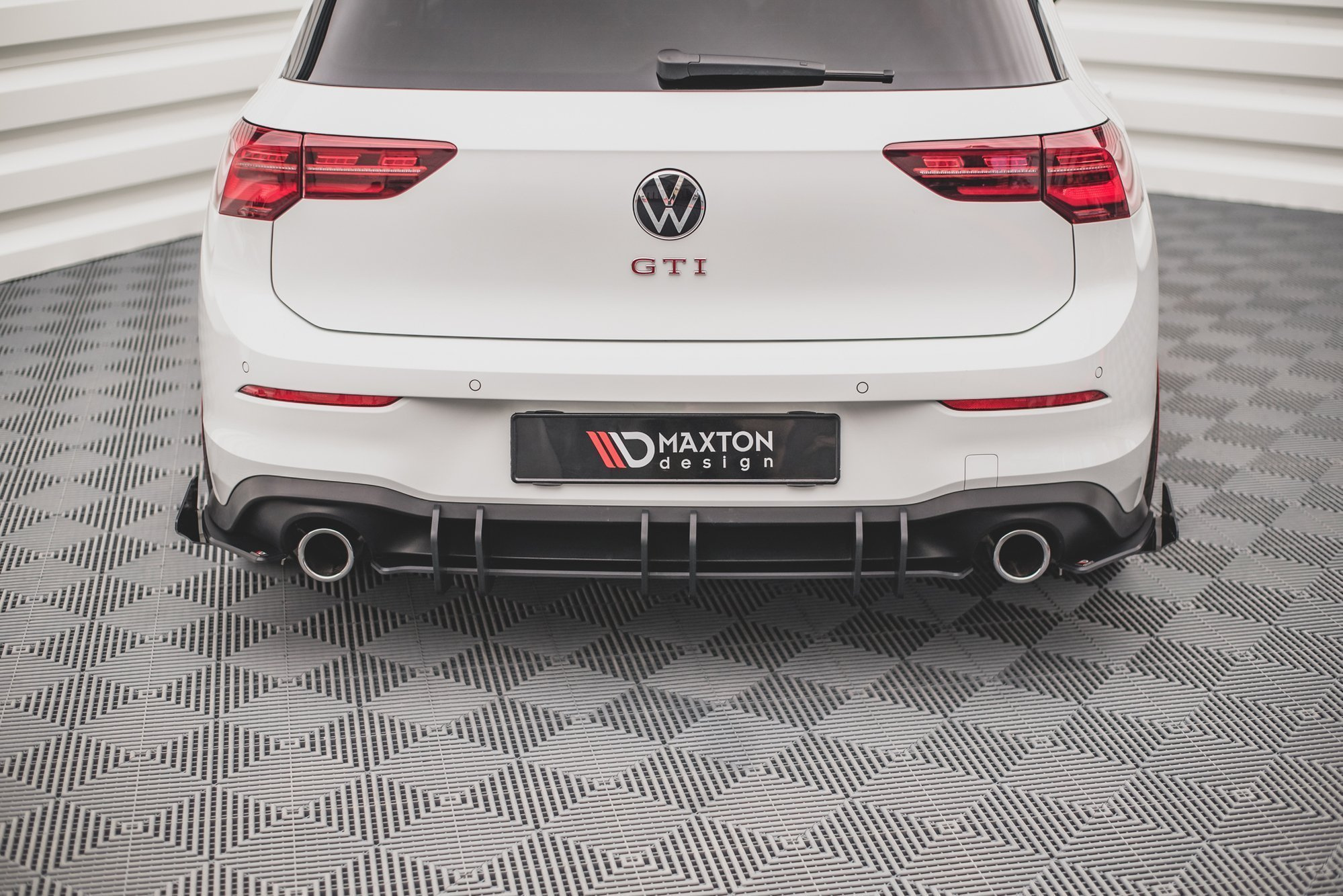 Street Pro Rear Diffuser V.2 Volkswagen Golf GTI Mk8 Black | Our Offer ...