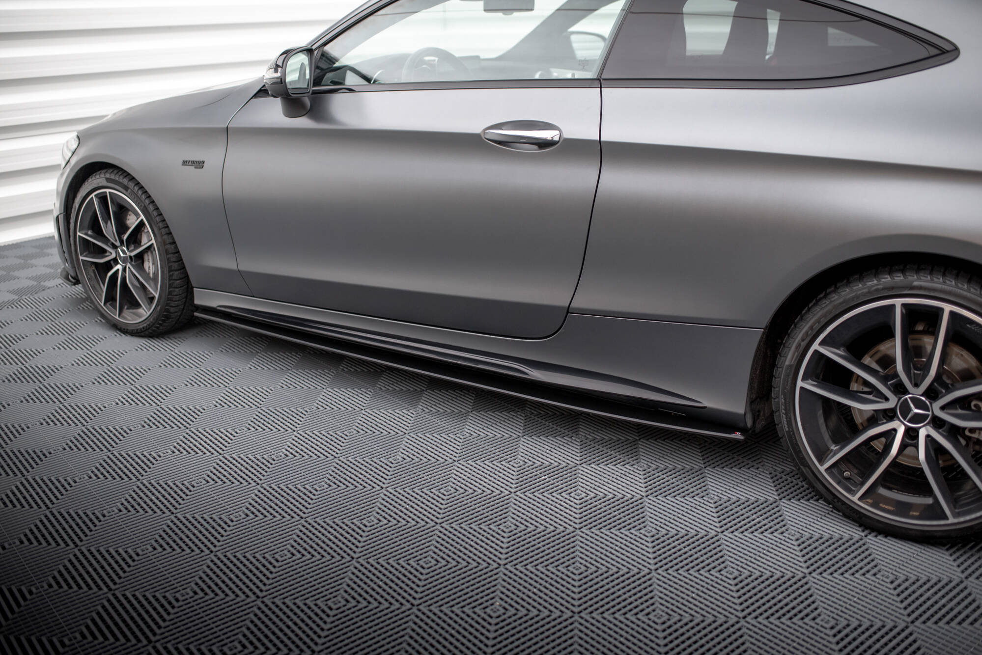 Street Pro Side Skirts Diffusers Mercedes-AMG C43 Coupe / Cabrio C205 ...
