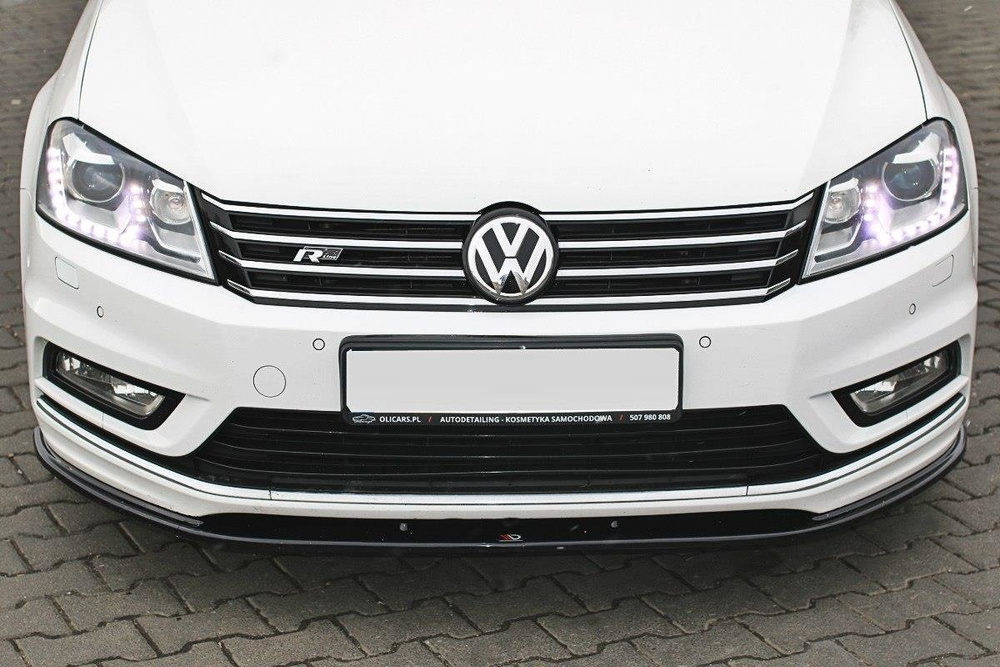 FRONT SPLITTER V.1 Vw Passat B7 R-Line Molet | Our Offer \ Volkswagen ...