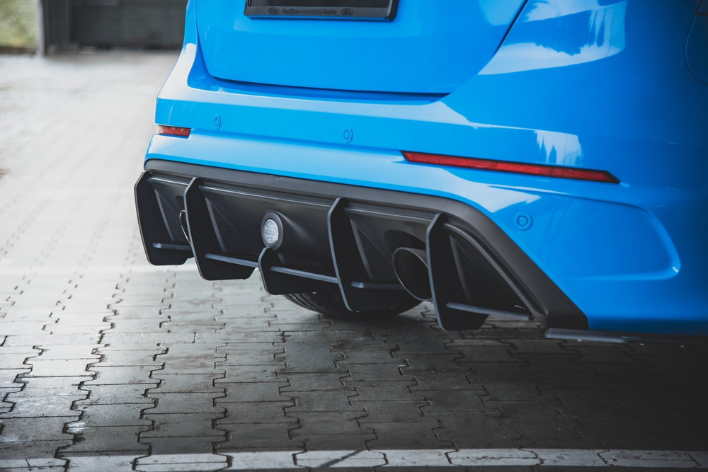 Street Pro Rear Diffuser V.1 Ford Focus RS Mk3 Black-Red | Our Offer ...