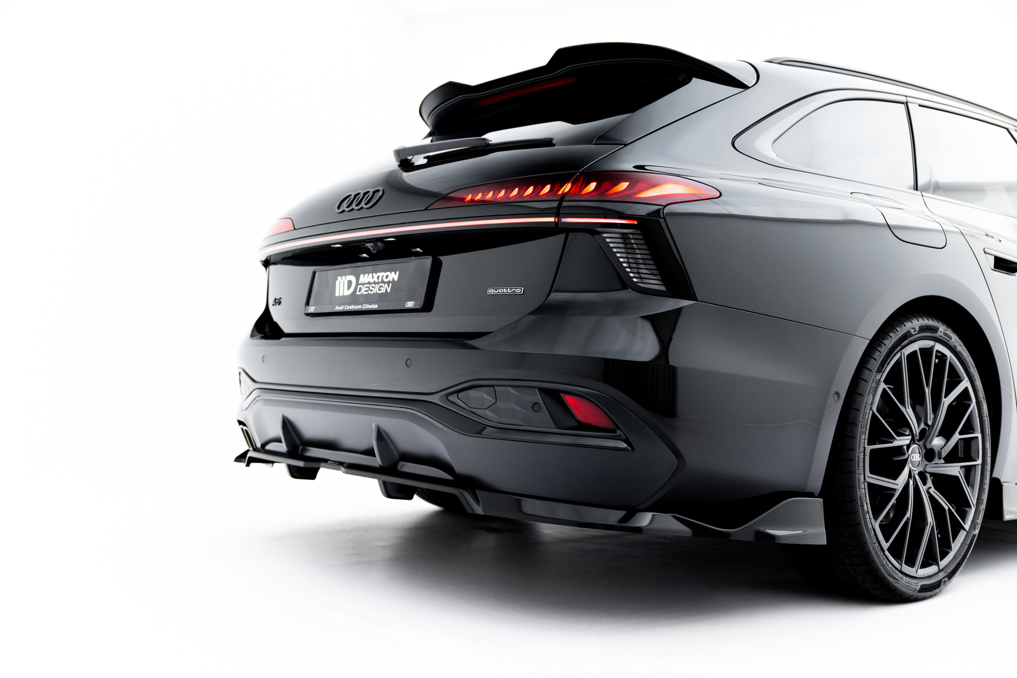 Rear Splitter (with vertical bars) V.2 Audi A6 S-Line Diesel C9 | Our ...